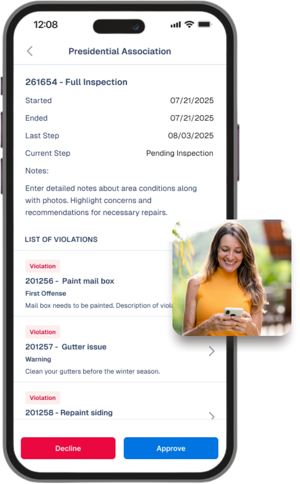 Vantaca Manage Mobile App